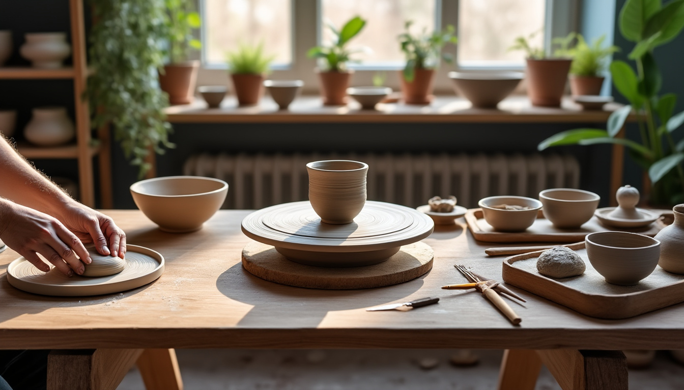 Apprends à faire de la poterie chez toi en 5 étapes 🏺