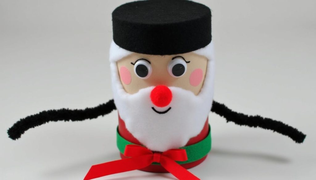 Fabrique ton père Noël original 🎅 avec un rouleau de papier toilette 🧻